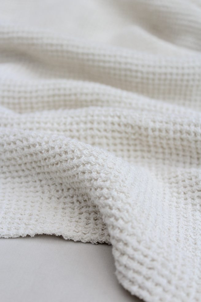 LINEN WAFFLE IVORY